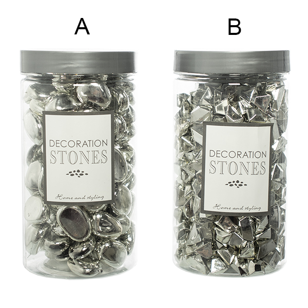 Grey Deco Stones, 225 grams - Décors Véronneau